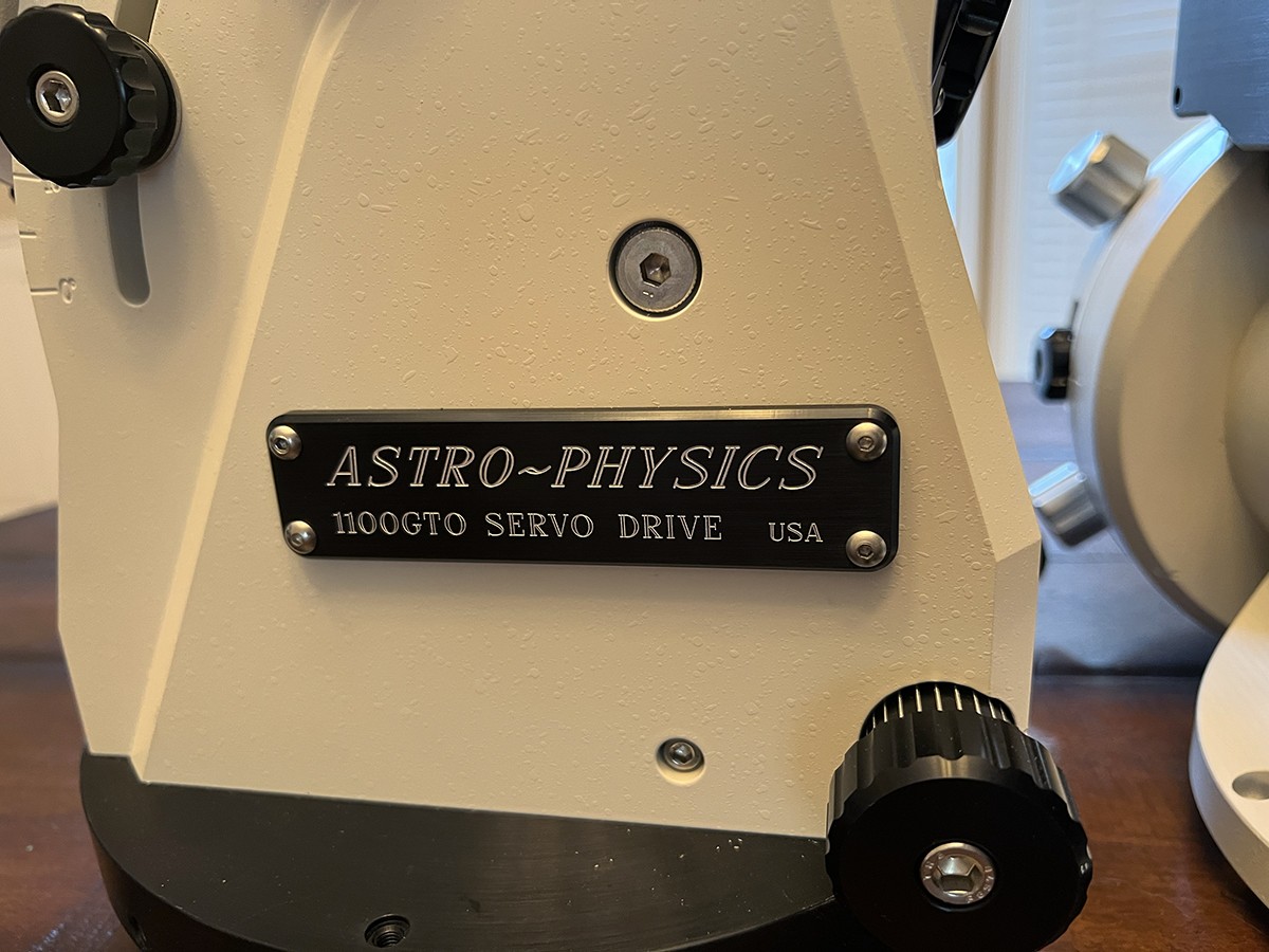 Astro-Physics 1100GTO with extended temperature absolute encoders ...