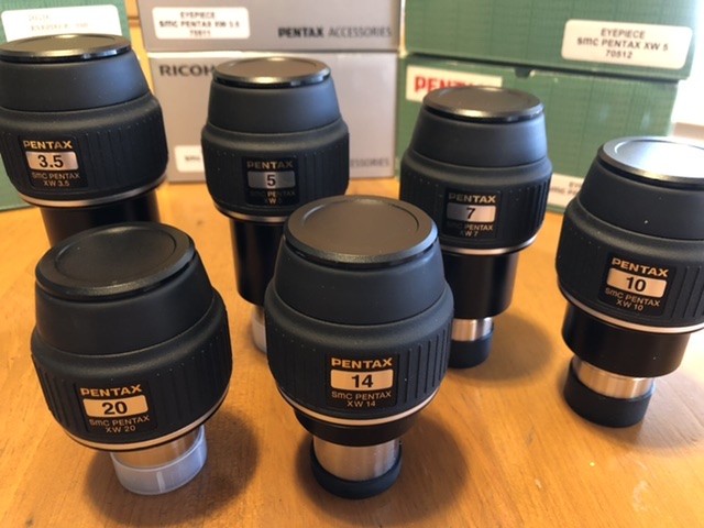 PENTAX XW SMC EYEPIECES FINAL REDUCTION | Astromart